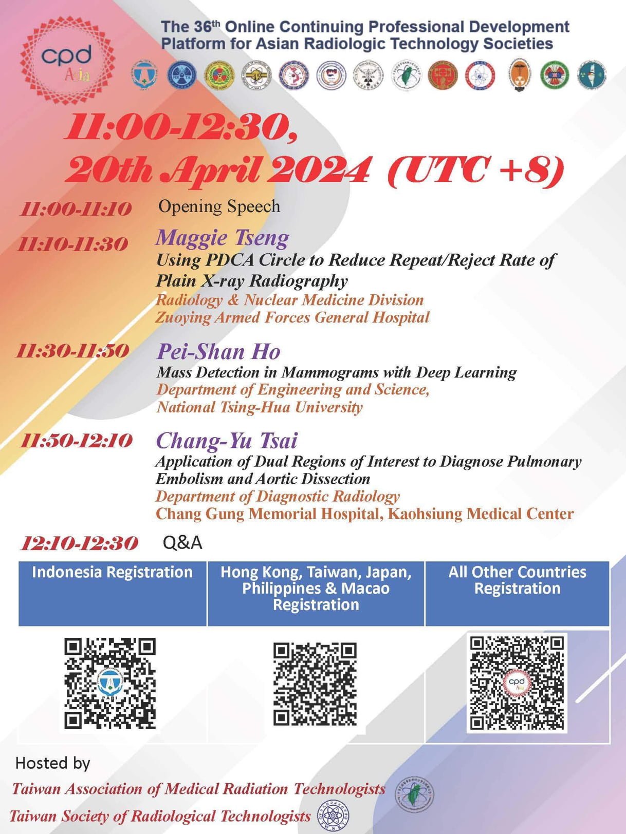 36th Asia CPD Program for Asian Radiologic Technologists’ Societies ...